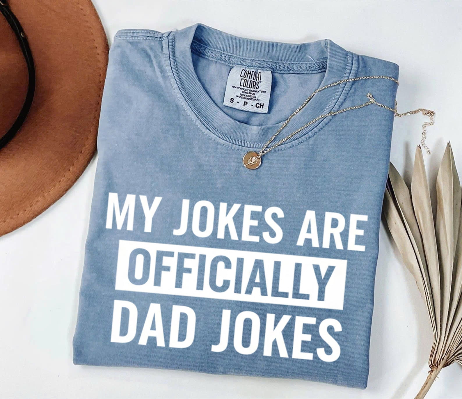 Comfort Colors Dad Joke T-Shirt – Funny New Dad Shirt from Wife ...