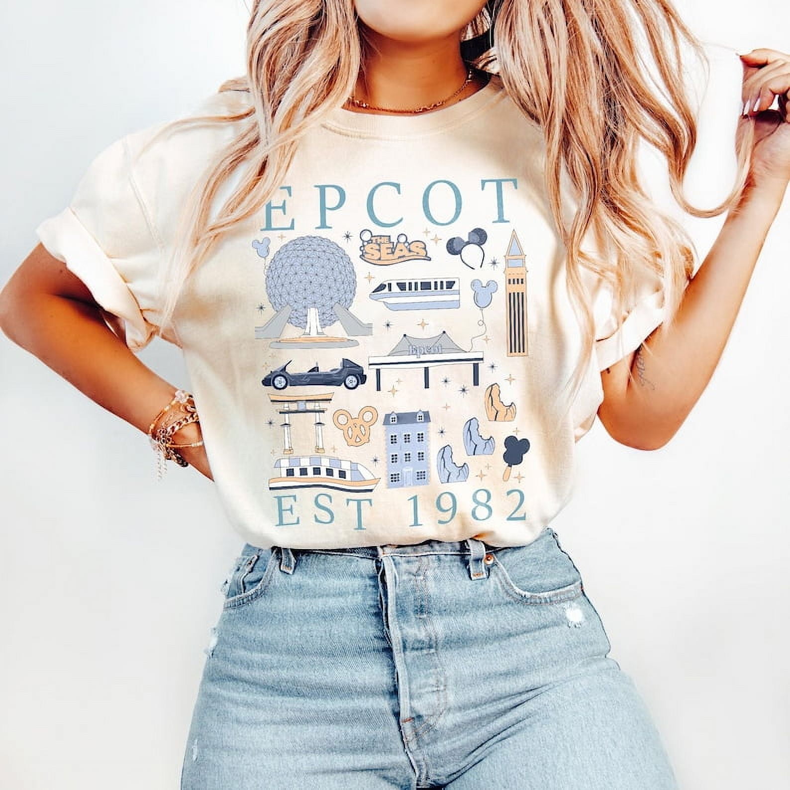 Comfort Colors Disney Epcot Since 1982 Shirt, Disney Epcot Shirt ...