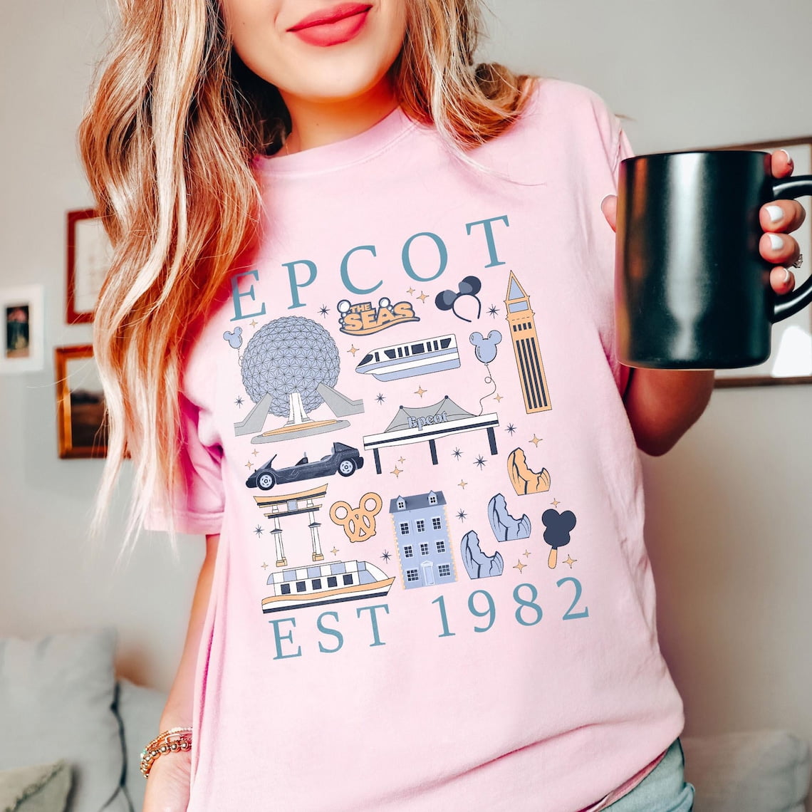 Comfort Colors Disney Epcot Since 1982 Shirt, Disneyland Family Trip ...
