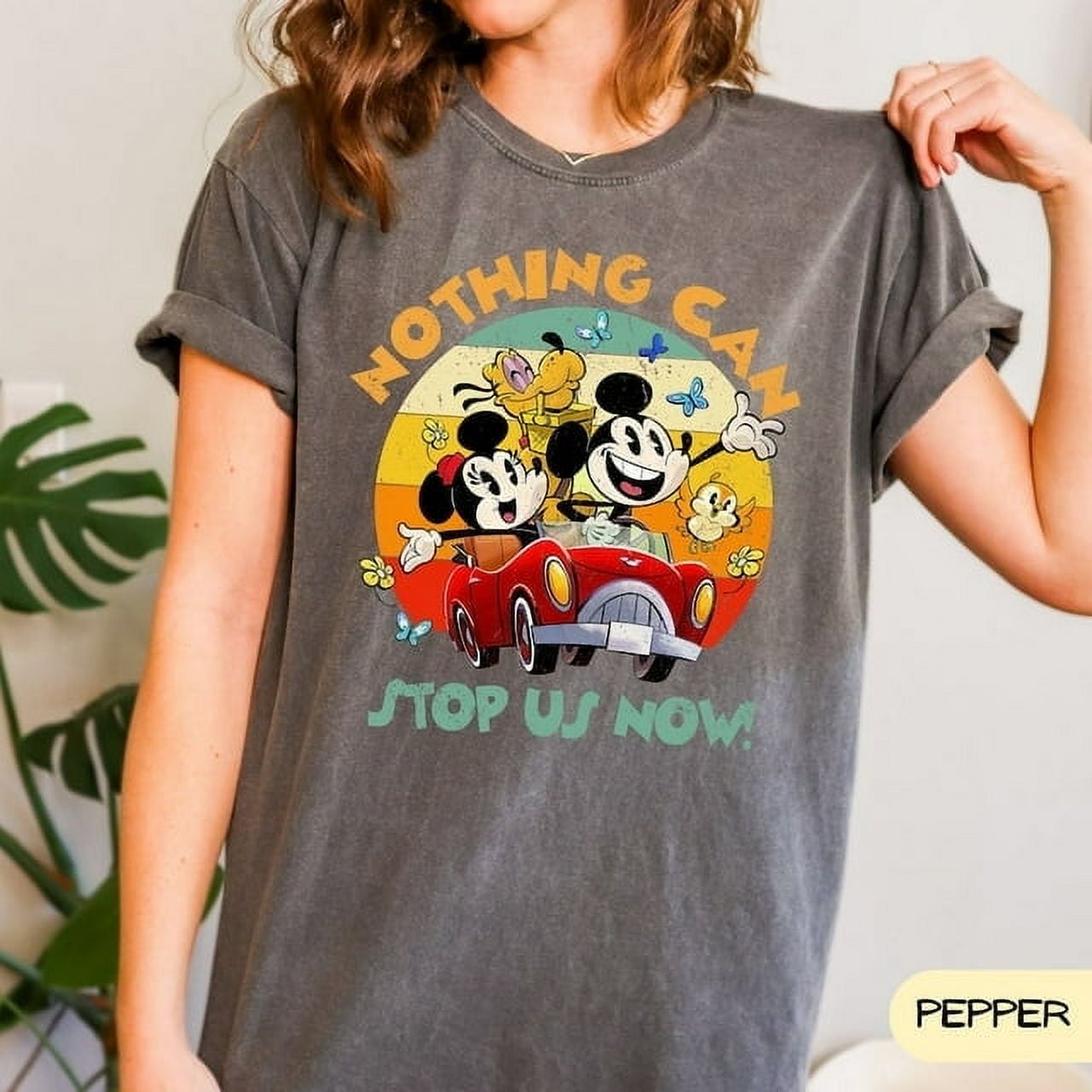 Comfort Colors Disney Mickey & Minnie Runaway Railway Front and Back ...