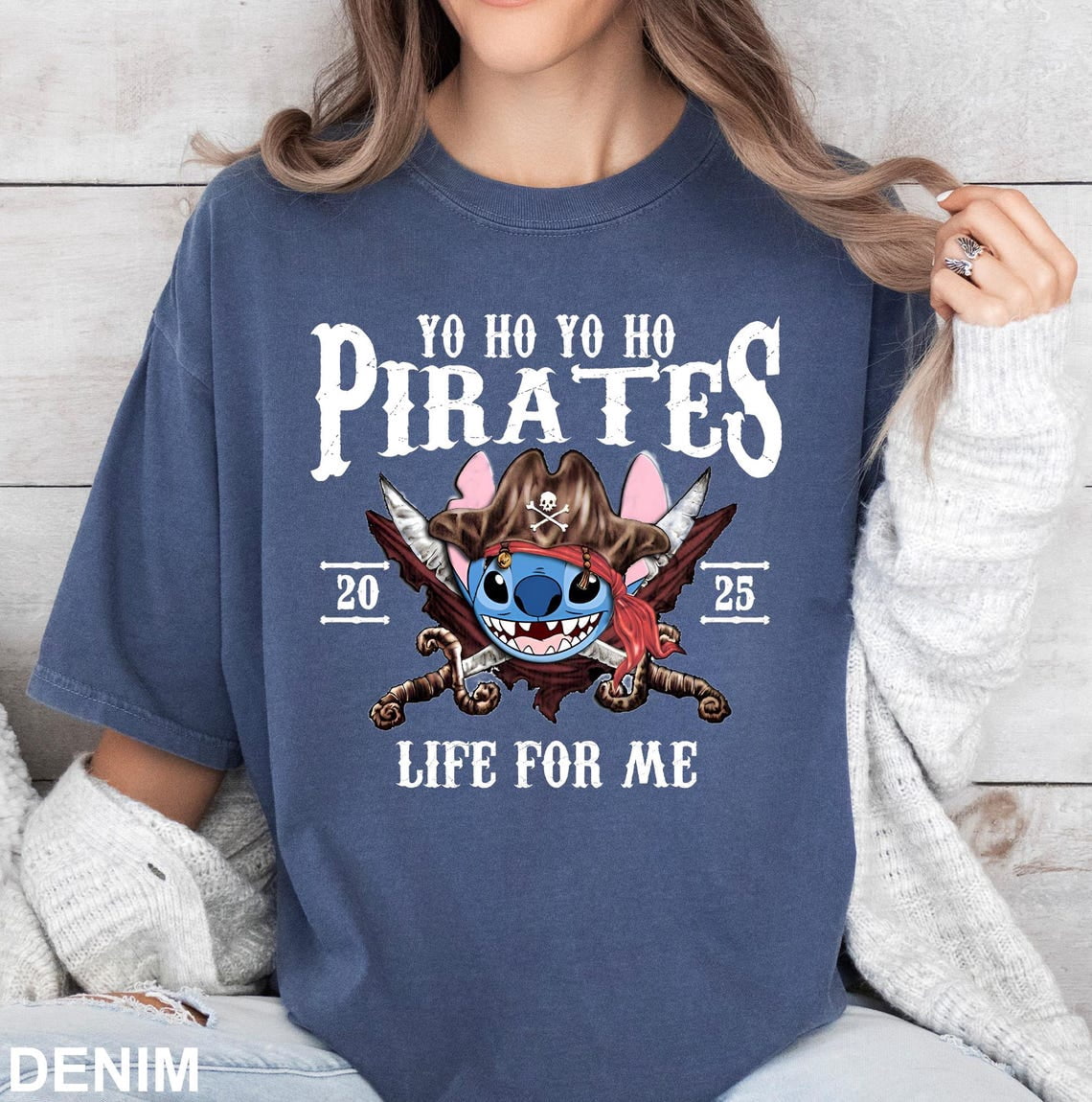 Comfort Colors Disney Pirates Stitch T-Shirt, Mickey and Friends ...