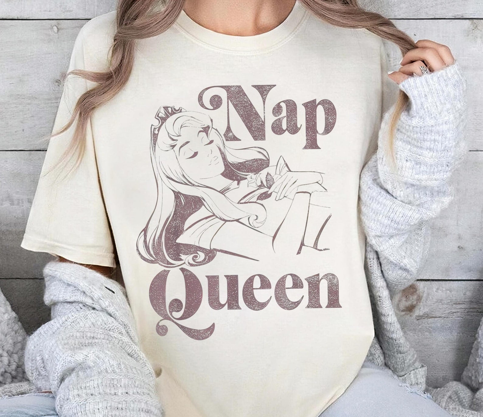 Comfort Colors Disney Princess Nap Queen T-Shirt, Sleeping Beauty Shirt, Princess Aurora Tee ...