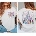 Comfort Colors® Disney Princess Shirt, Watercolor Castle Princess Shirt ...