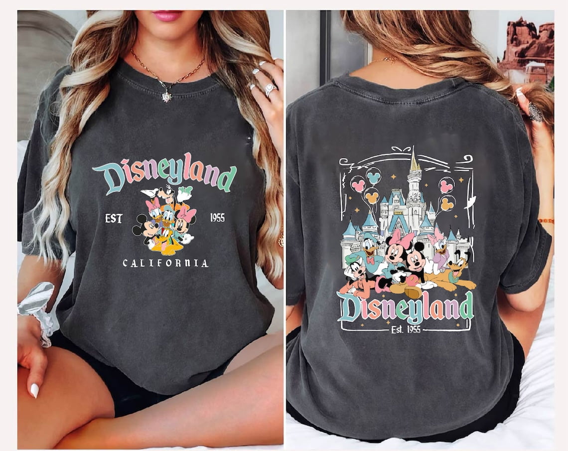 Comfort Colors® Disneyland California T-Shirt, Disneyland Est. 1955 ...
