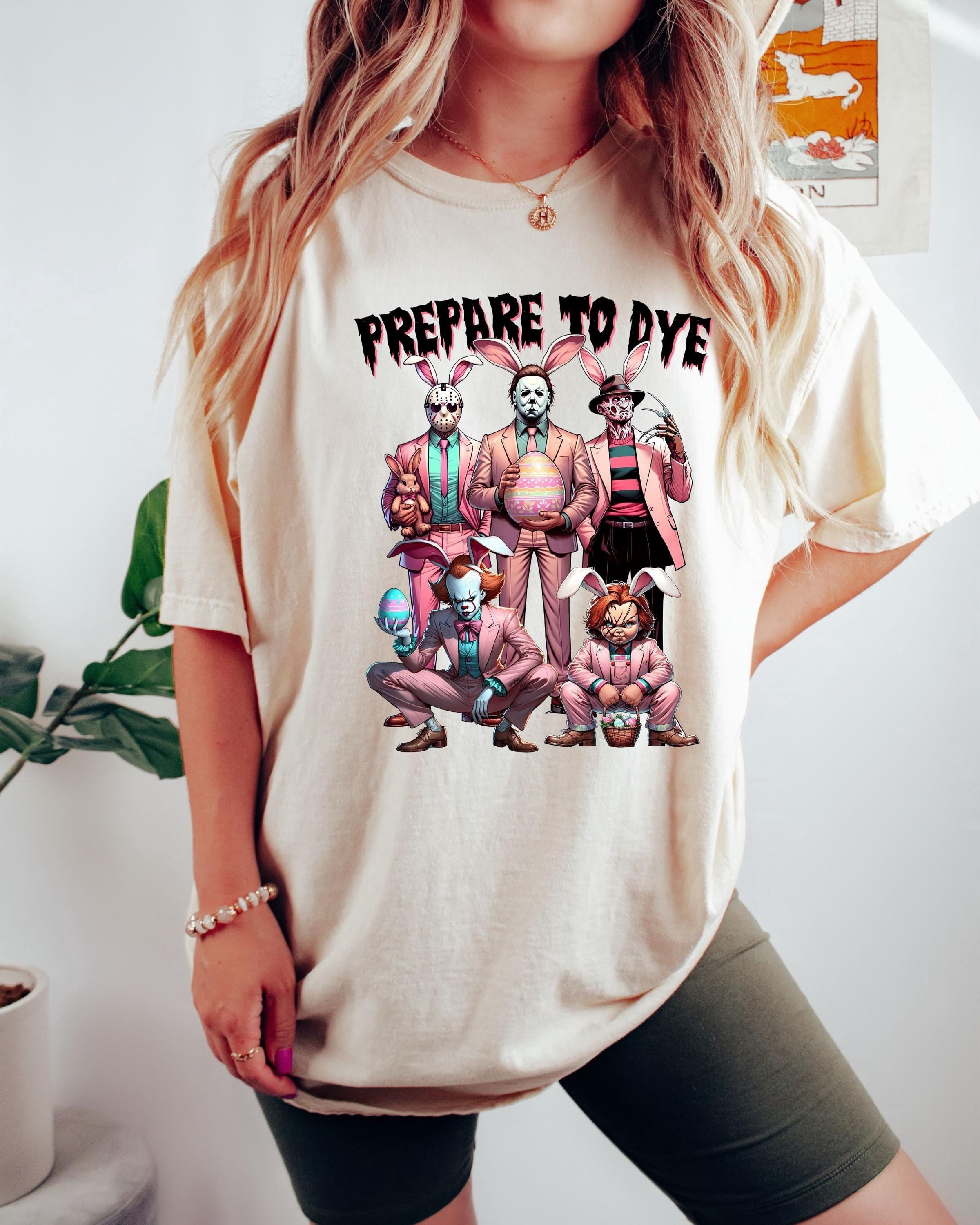 Comfort Colors® Easter Peep Shirt, Prepare To Dye Killer Easter Chibi ...