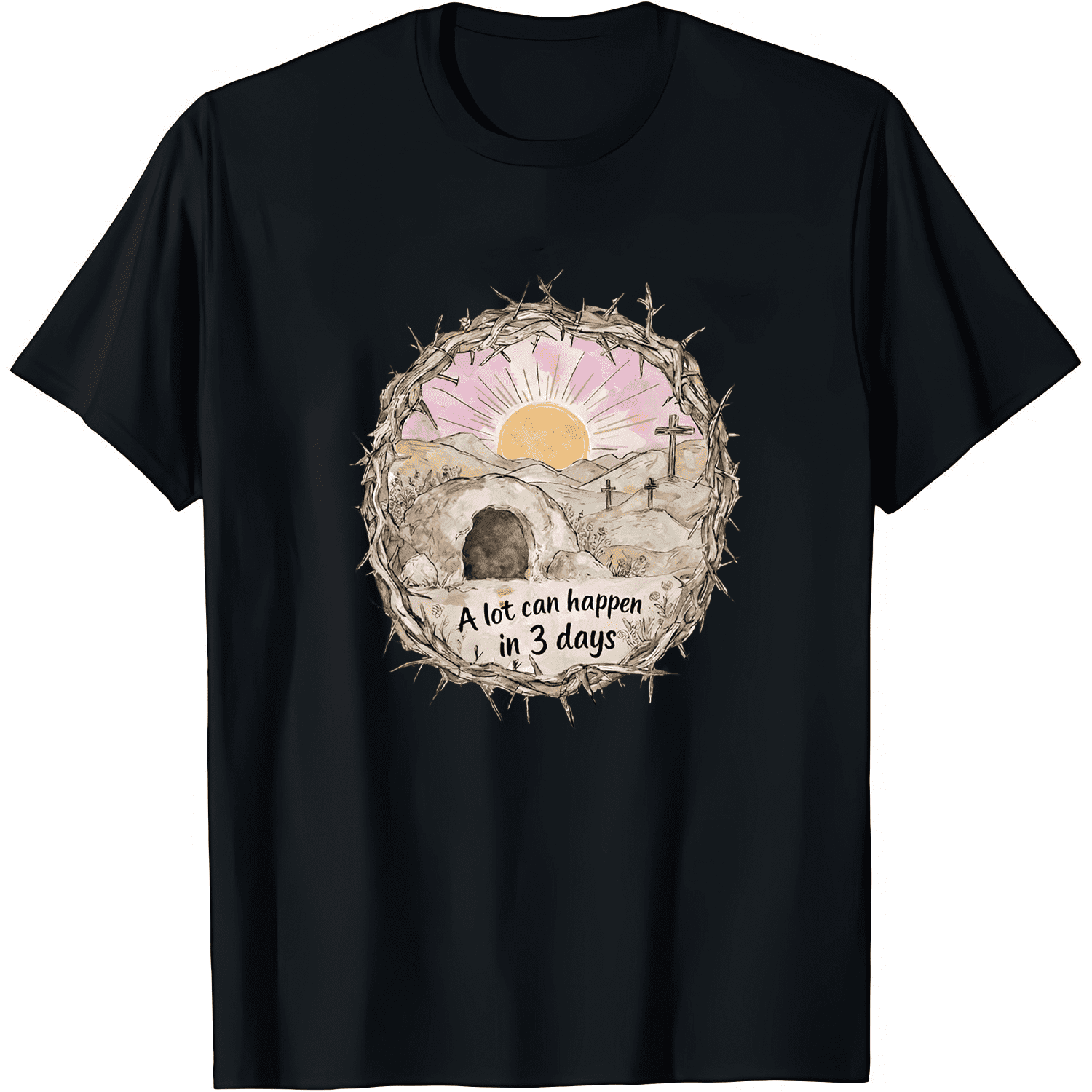 Comfort Colors Empty Tomb Easter shirt A Lot Can Happen in 3 Days ...