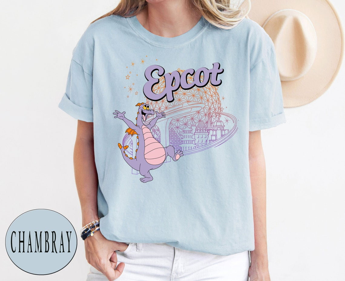 Comfort Colors Epcot Figment T-shirt, Womens Epcot Tee, Walt Disney ...