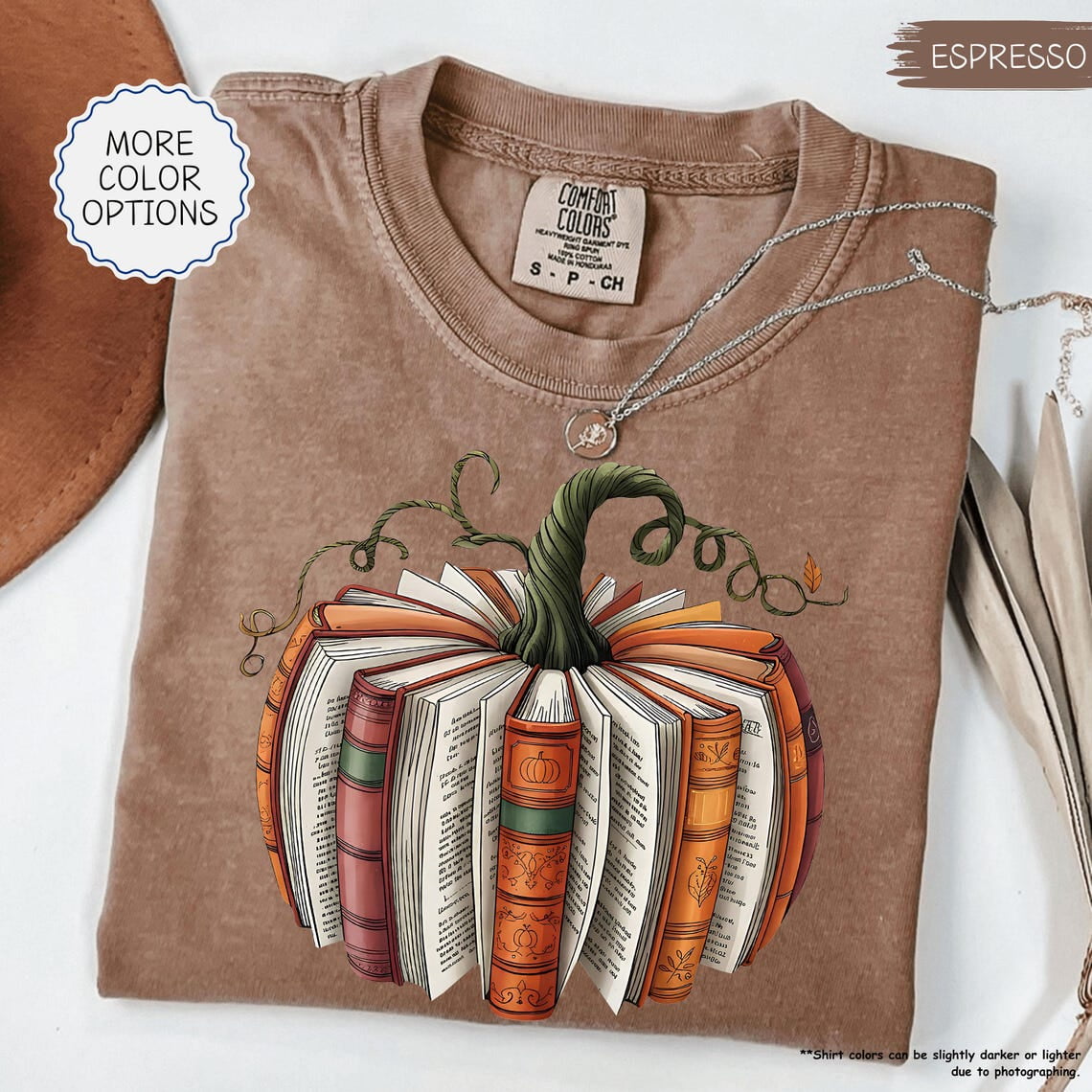 Fall Book Pumpkin Shirt, Winter Holiday Bookish Shirt, Teacher Fall ...
