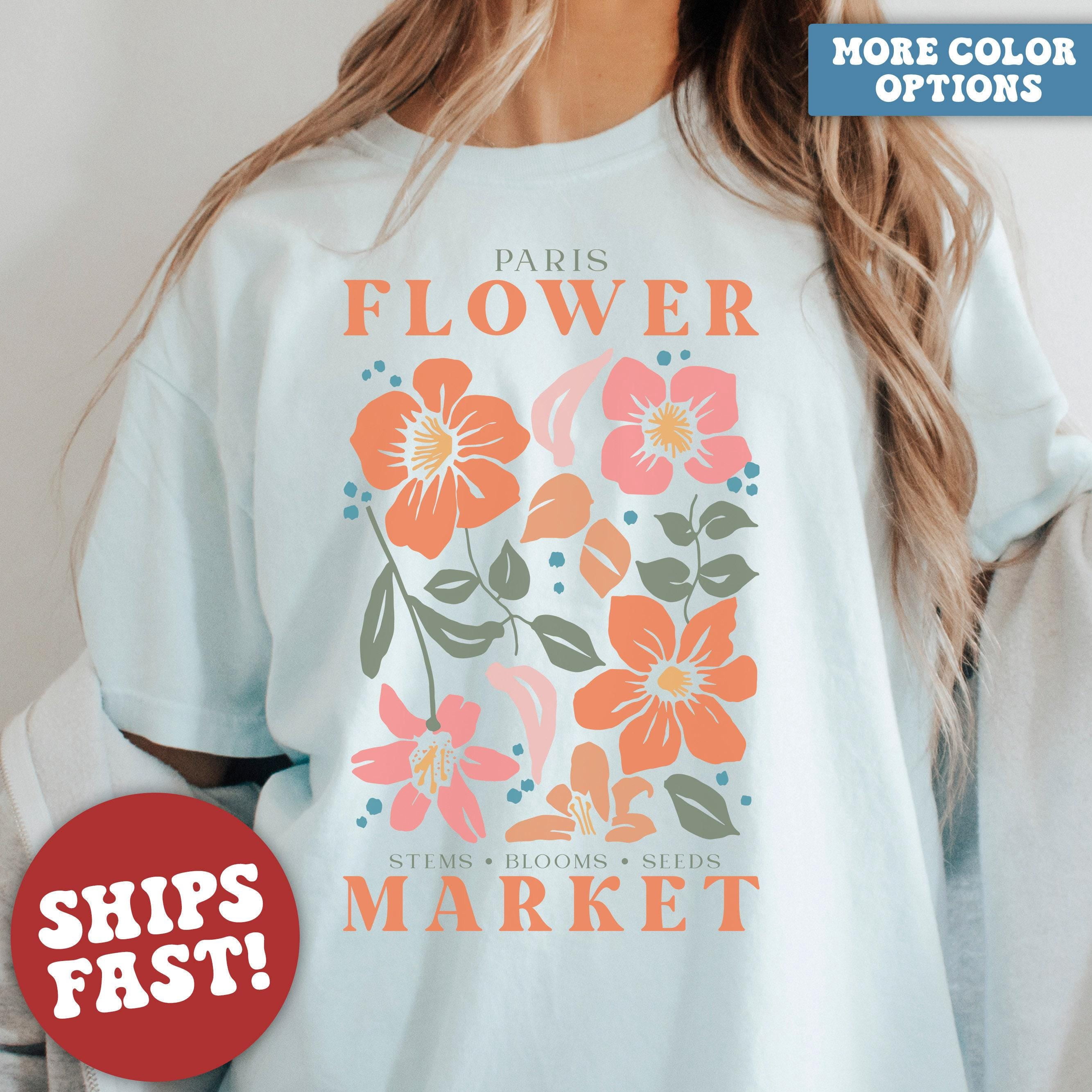 Comfort Colors® Flower Shirt, Floral Shirt, Aesthetic Shirt ...