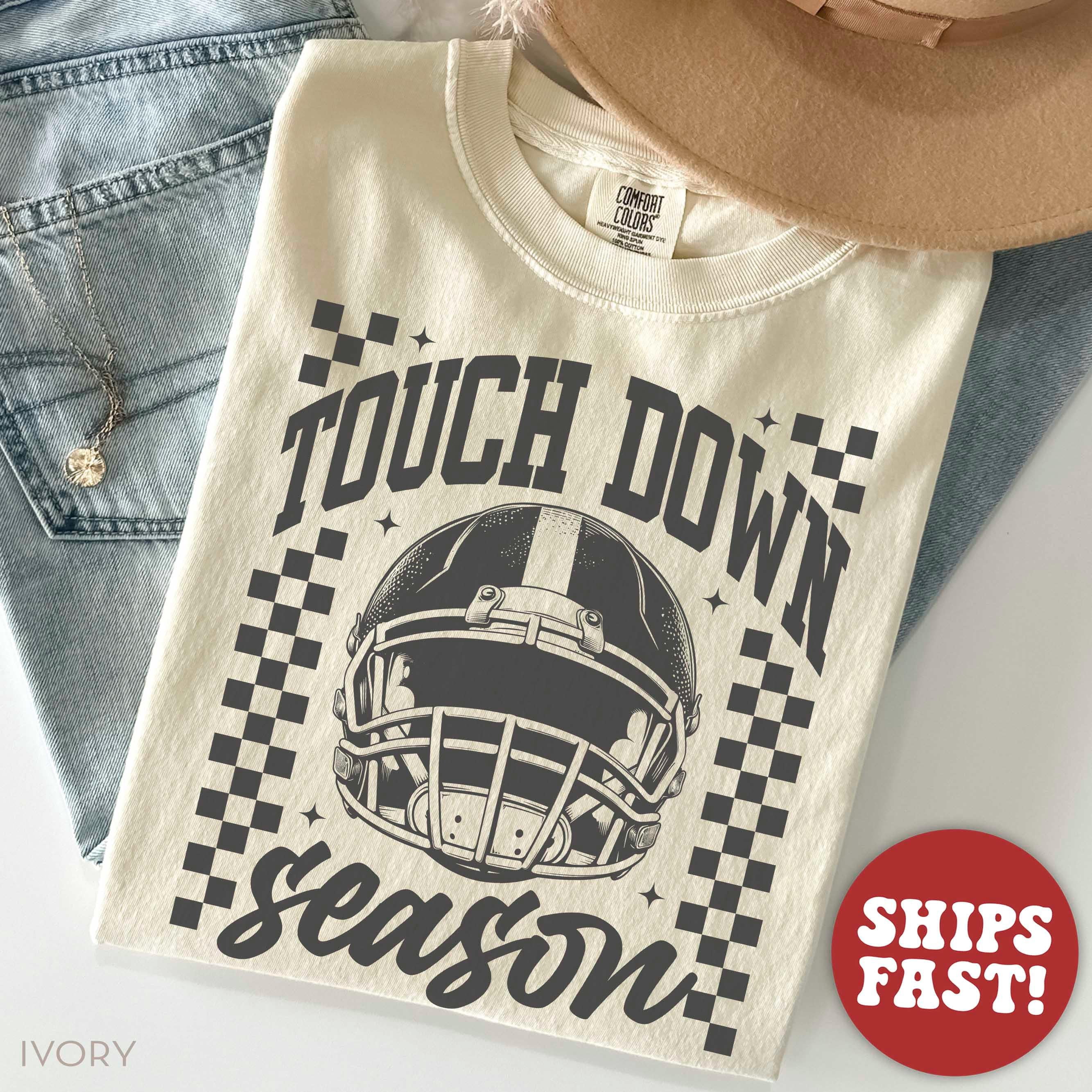Comfort Colors® Football Season Shirt, Football Mama T Shirt, Football ...
