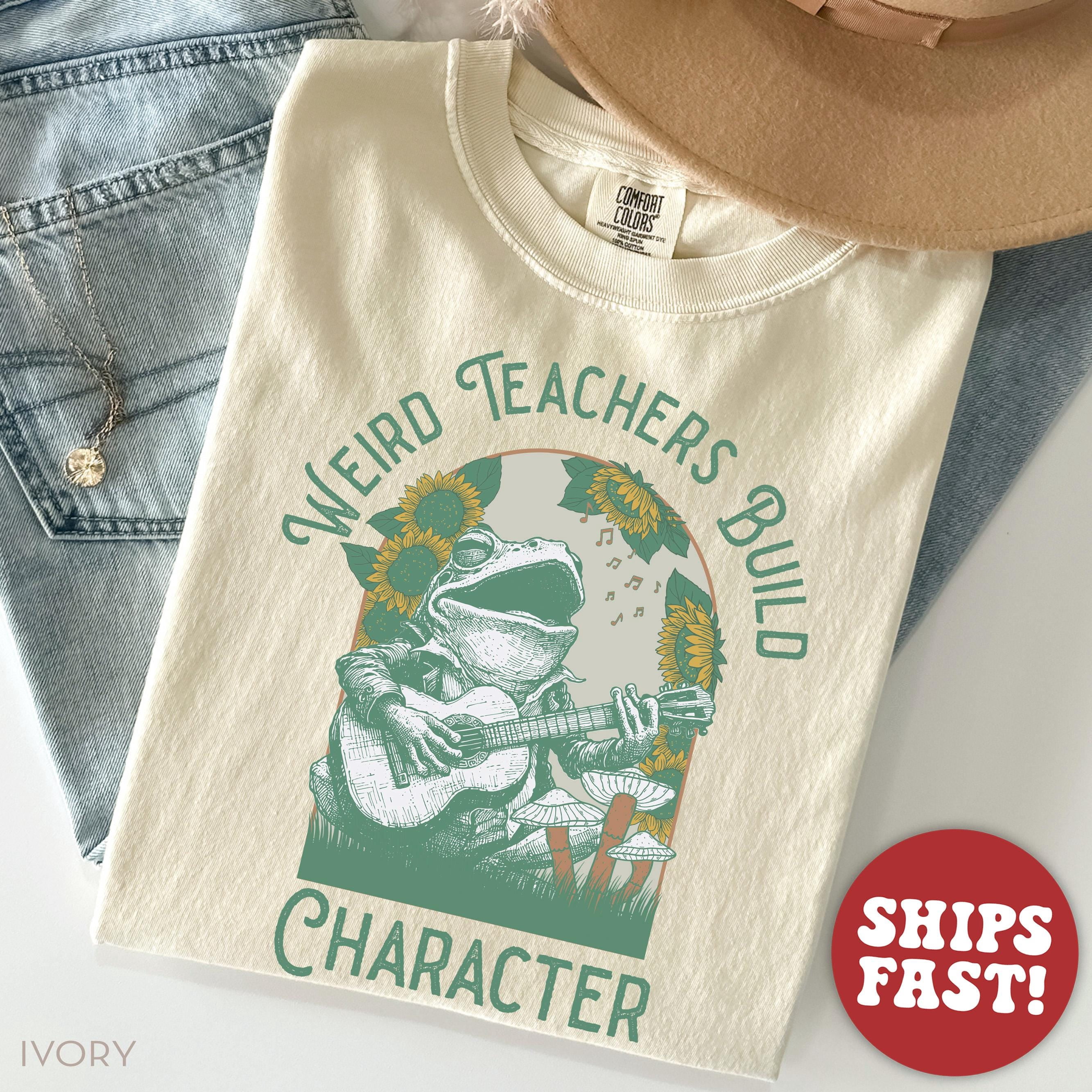 Comfort Colors® Frog Teacher Shirt for Back to School Shirt, Funny ...