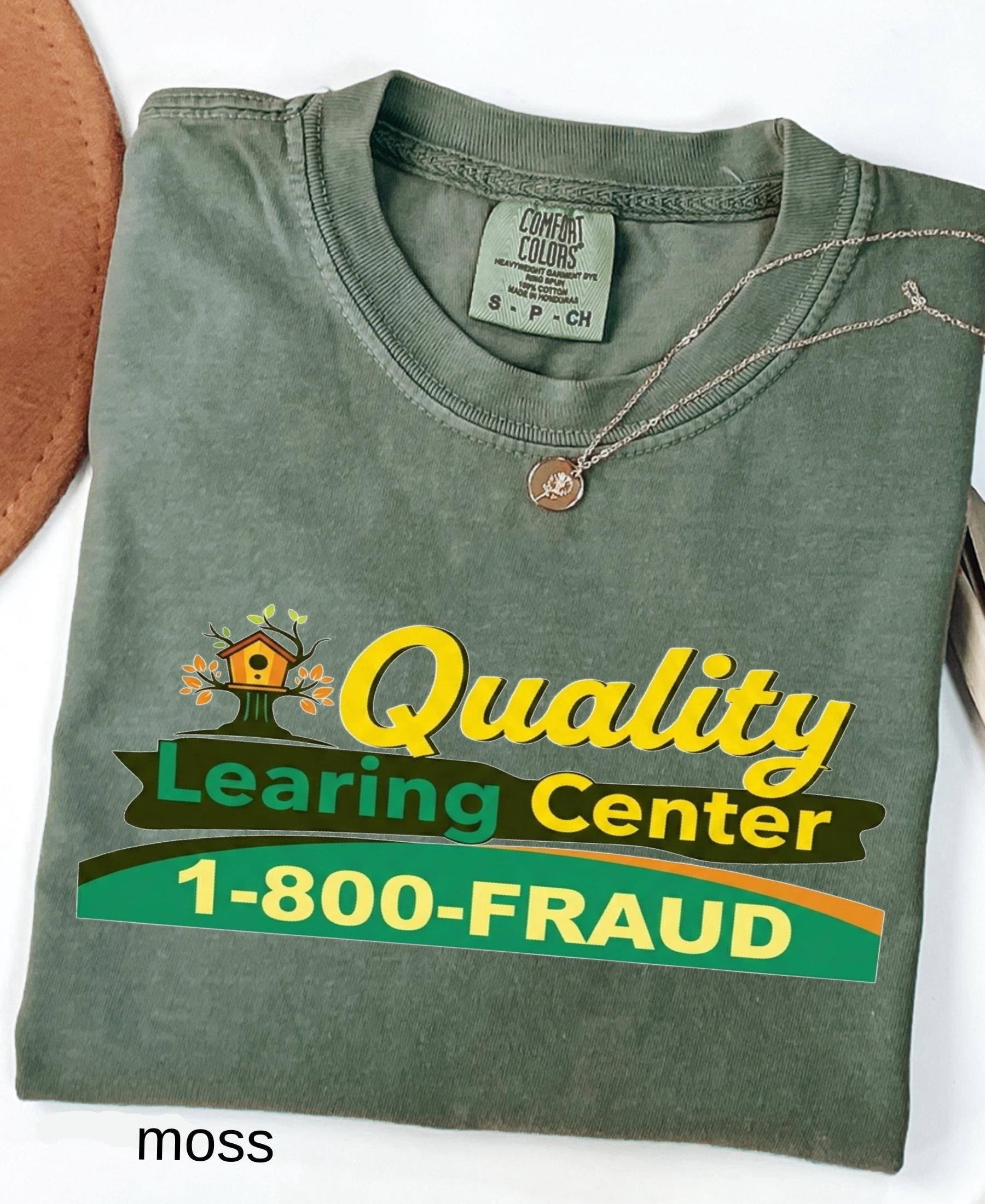 Comfort Colors Funny Education T-Shirt: Quality Learing Center Tee ...
