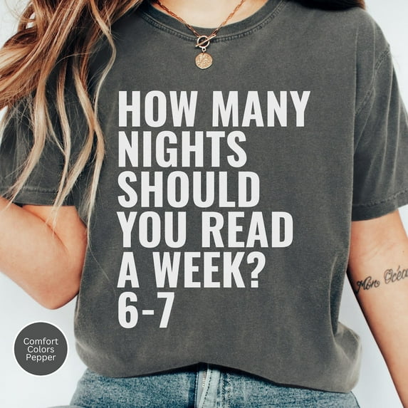 Comfort Colors Funny Six Seven Meme Shirt, Reading Joke T-Shirt ...