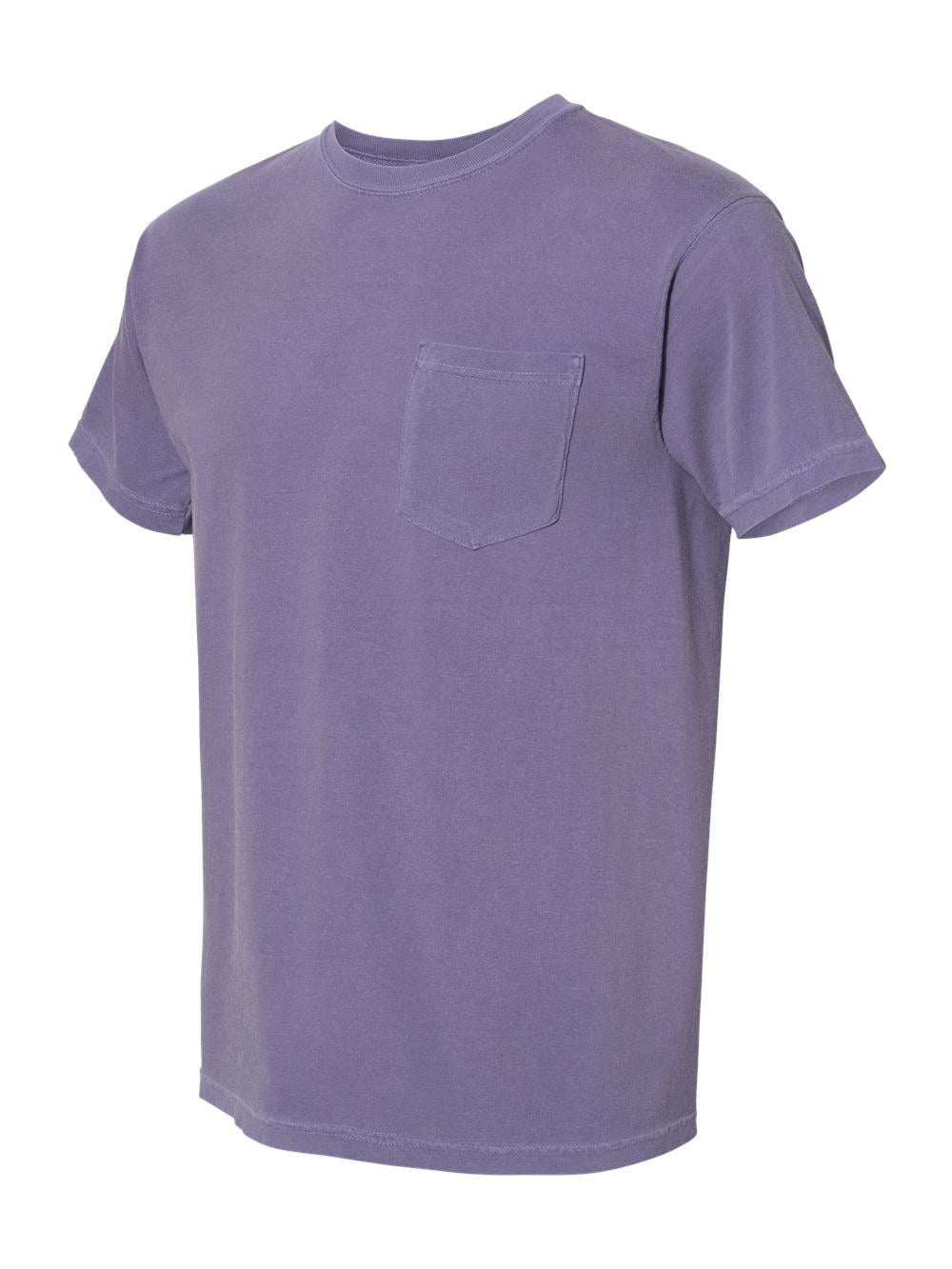 Comfort Colors - Garment-Dyed Heavyweight Pocket T-Shirt - 6030 - Grape ...