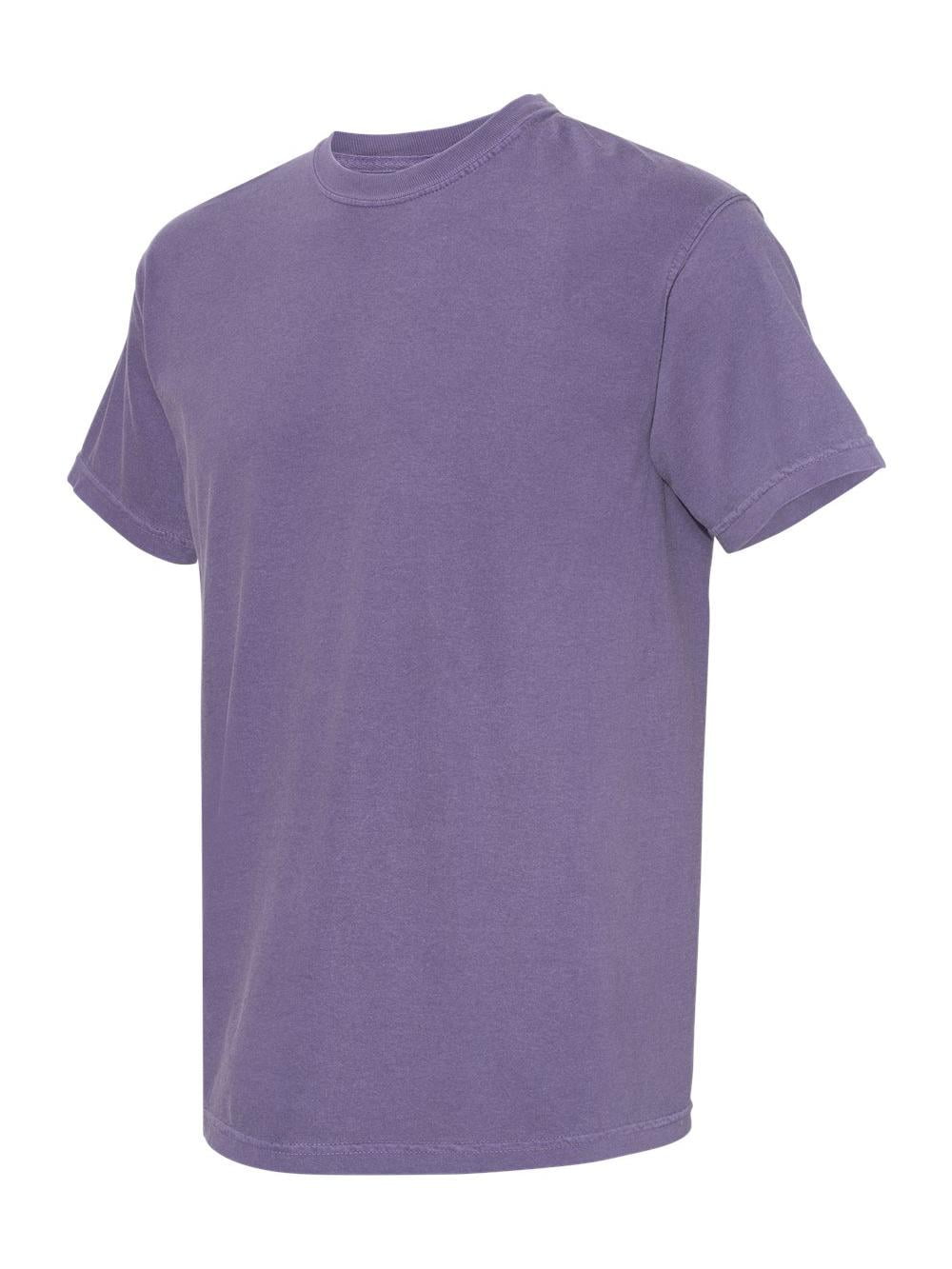 Comfort Colors - Garment-Dyed Heavyweight T-Shirt - 1717 - Grape - Size ...