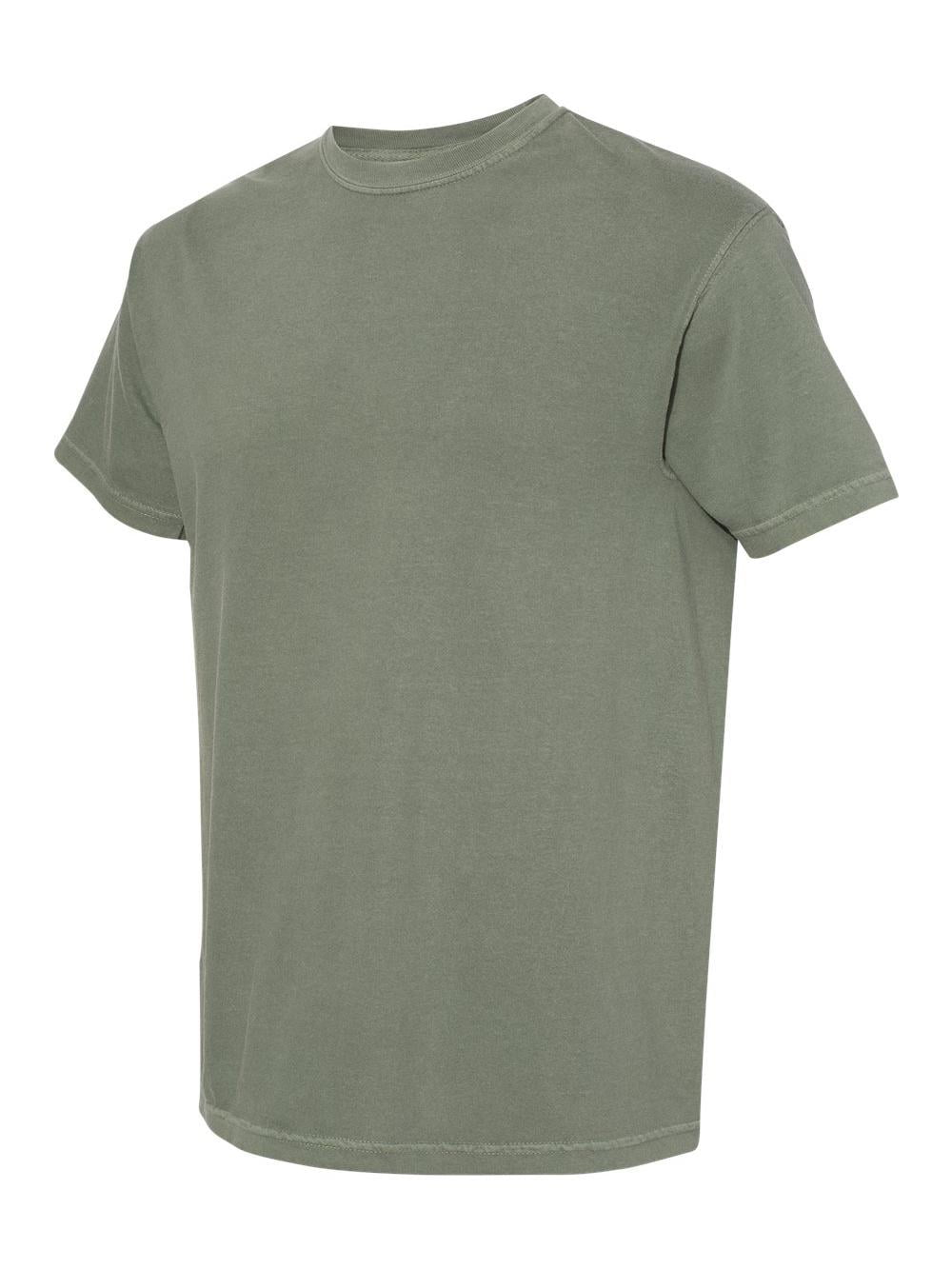 Comfort Colors - Garment-Dyed Heavyweight T-Shirt - 1717 - Moss - Size: XL - Walmart.com