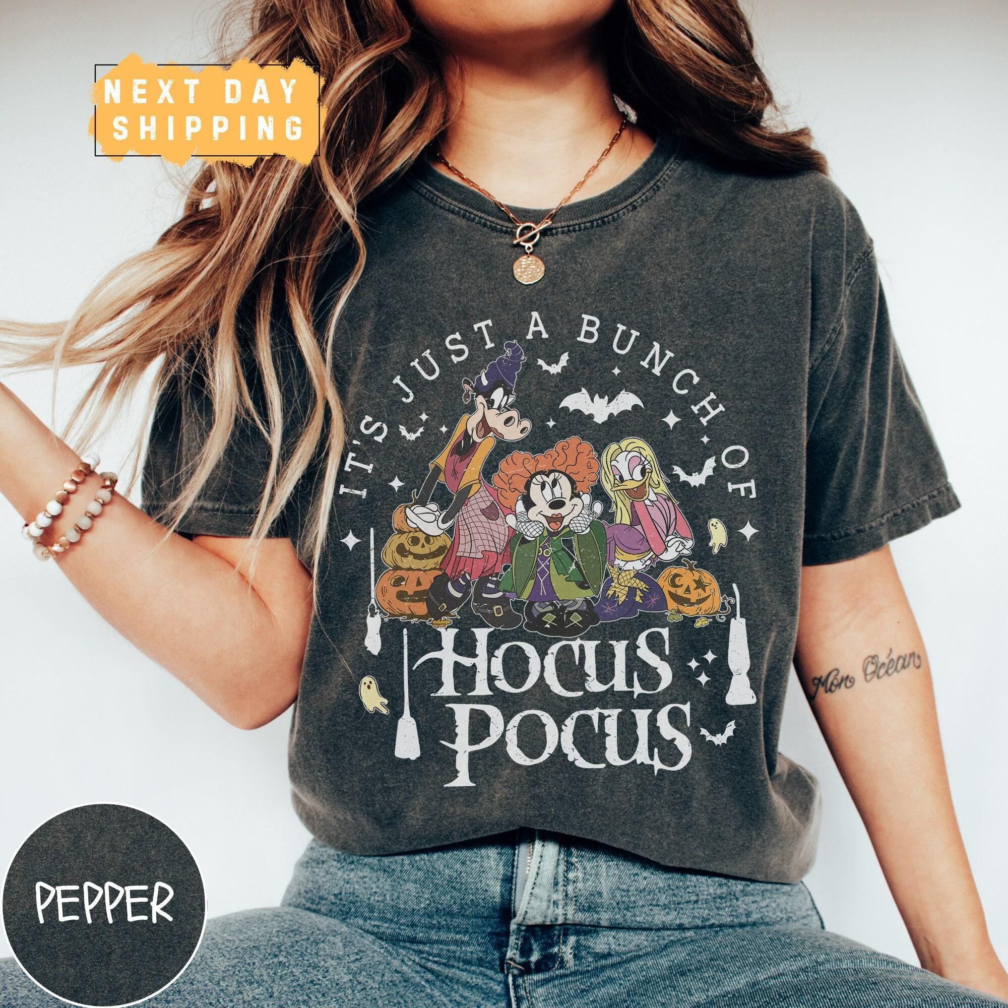 Comfort Colors Halloween Hocus Pocus Shirt, Mickey and Friends Spooky ...