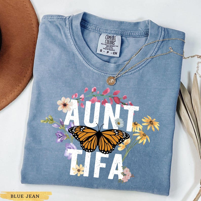 Comfort Colors® I Am Aunt Tifa Shirt, Aunties Against Fascists Tshirt ...