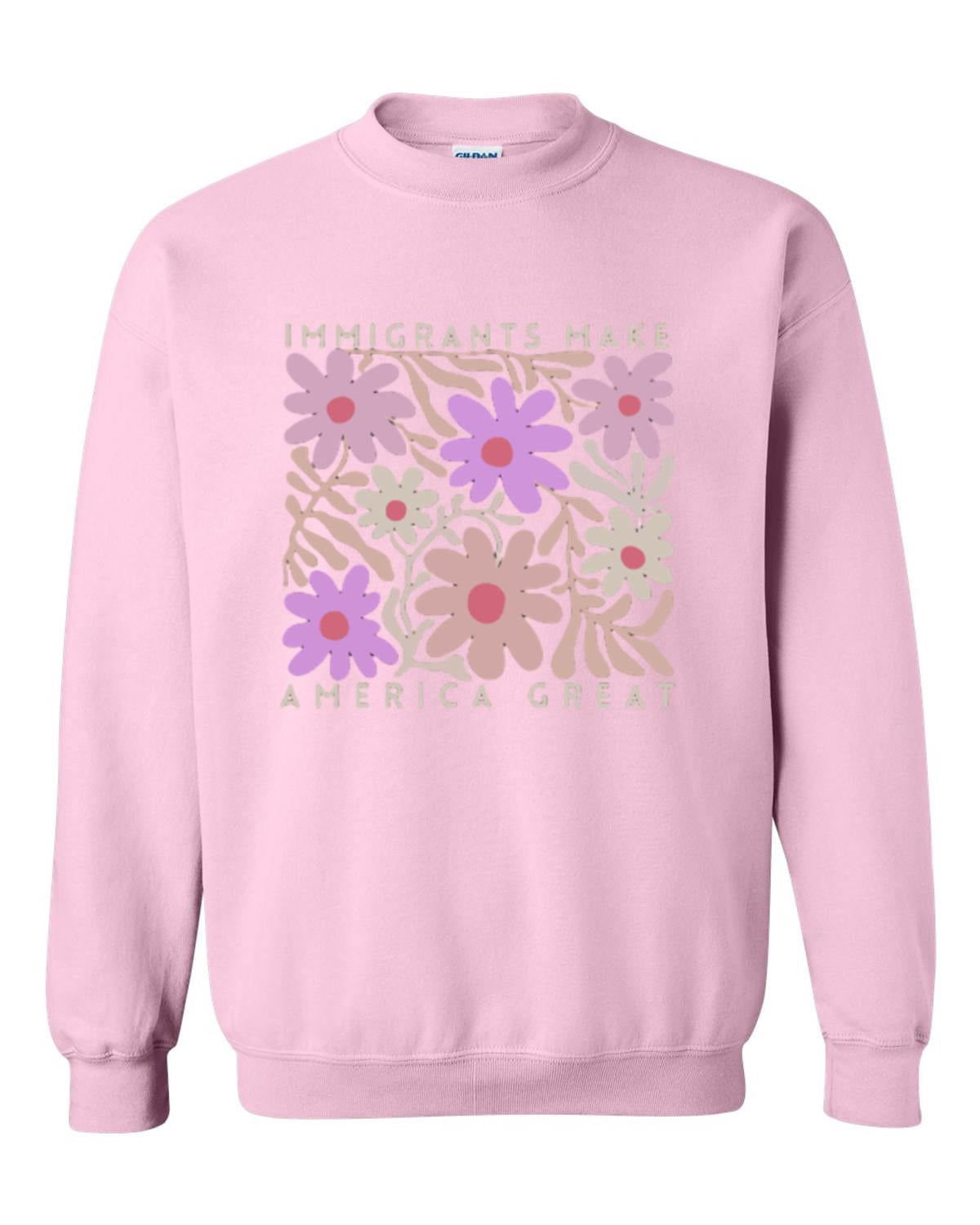 Comfort Colors Immigrants Make America Great A Diversity Sweatshirt ...