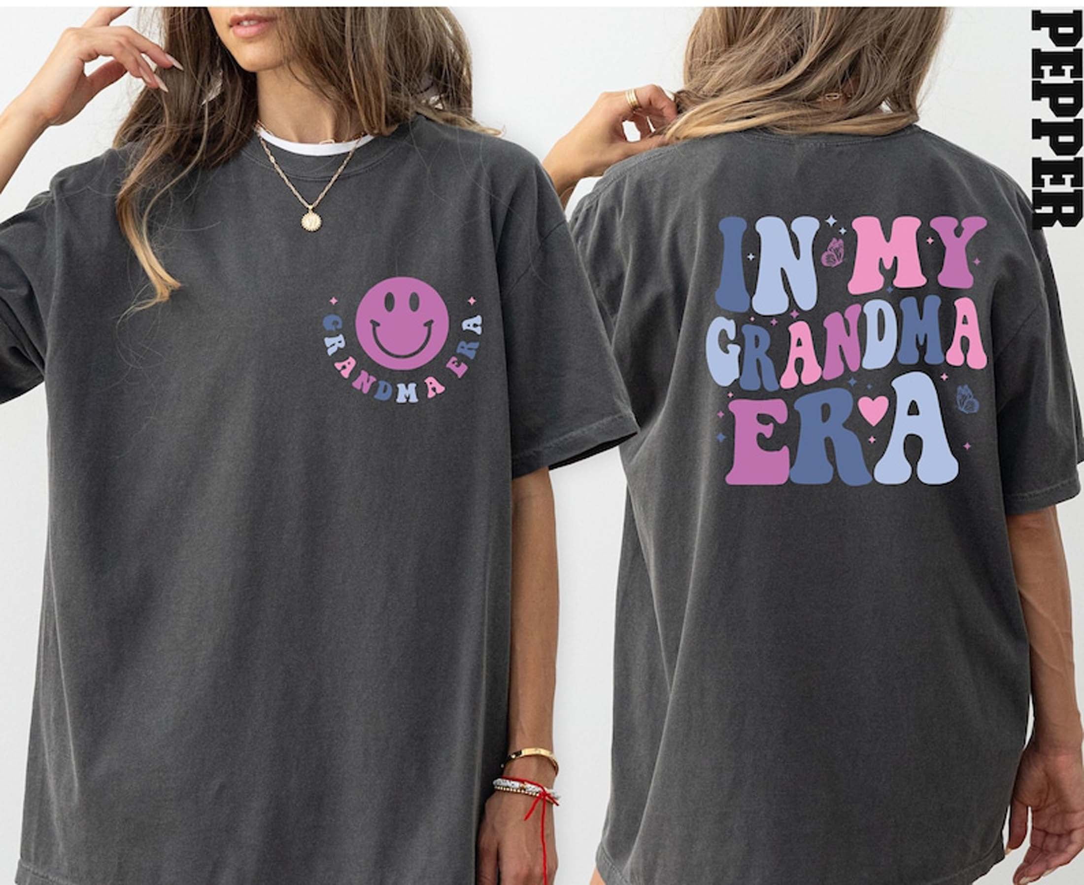 Comfort Colors® In My Grandma Era Shirt, Grandma T-Shirt, Cool Grandma ...