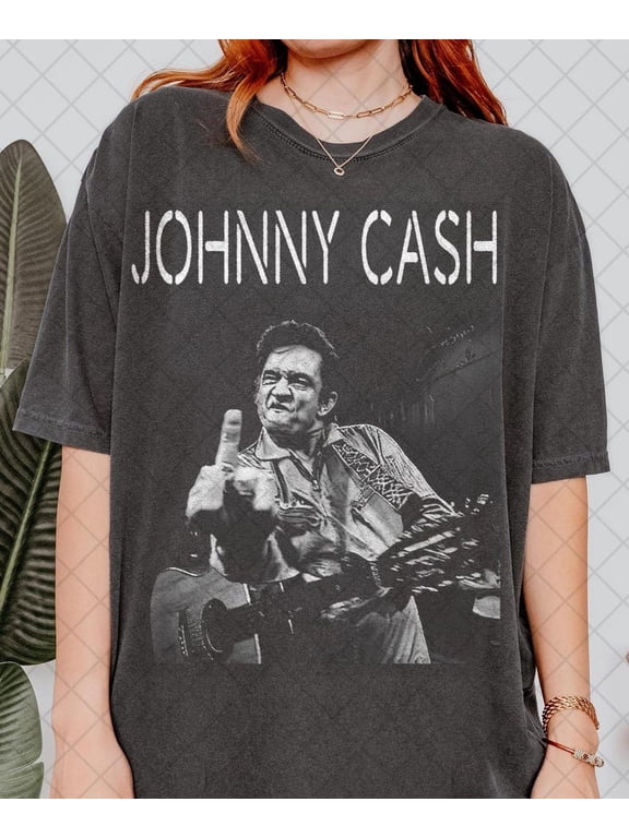 Comfort Colors Johnny! Cash Finger Shirt, Men's Women's Tee, All Size ...