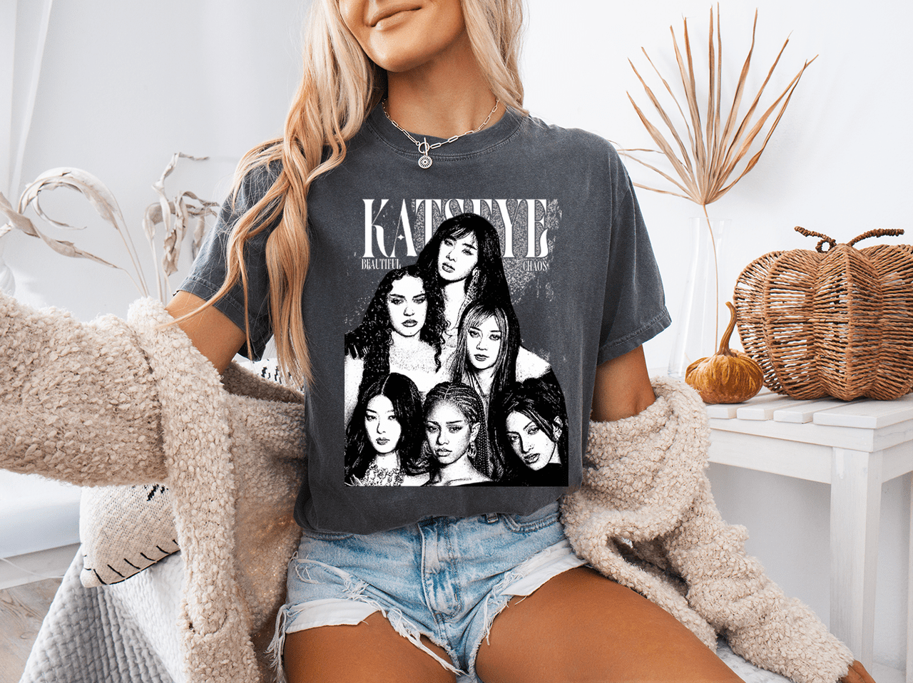 Comfort Colors Katseyes Tee | Vintage 90s Aesthetic Music T-Shirt ...