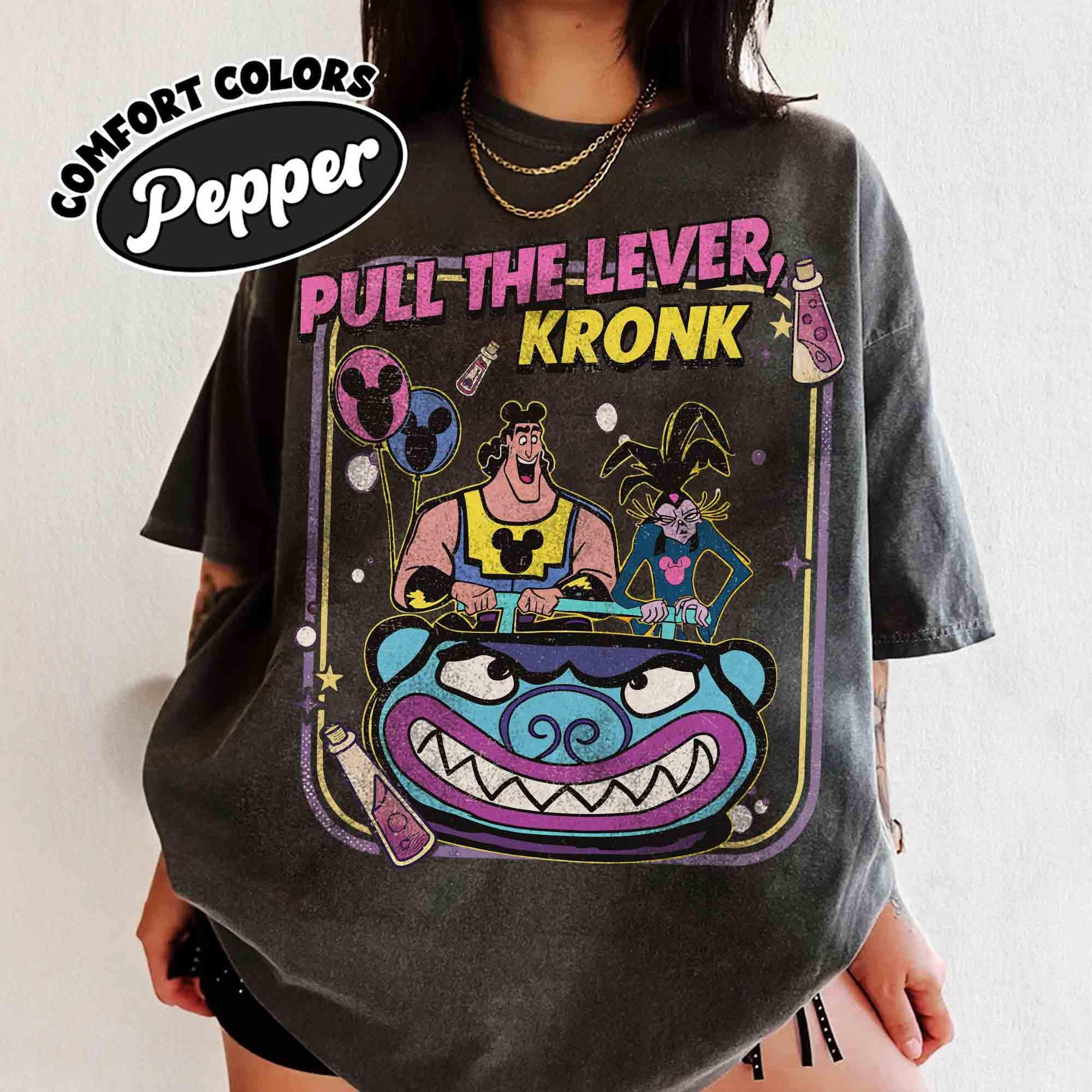 Comfort Colors Kronk And Yzma Pull The Lever Kronk Retro T-shirt, The ...