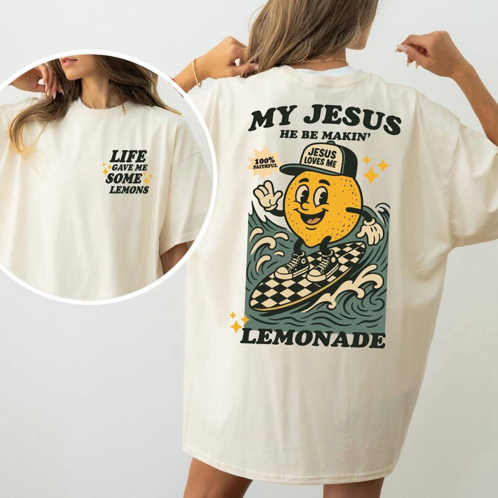 Comfort Colors Lemonade Surf Christian Shirt, Cute Lemonade Shirt, Life ...