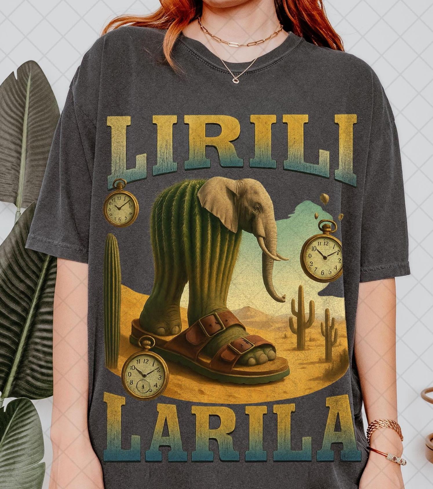 Comfort Colors Limited Lirili Larila Funny Italian Brainrot Meme T ...