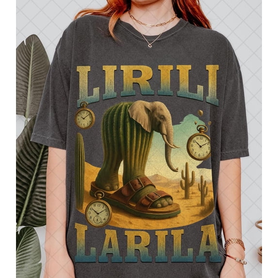Comfort Colors Limited Lirili Larila Funny Italian Brainrot Meme T ...