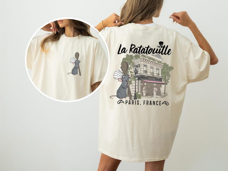 Comfort Colors Little Chef Remy 2Sided T-Shirt, Disney Ratatouille ...