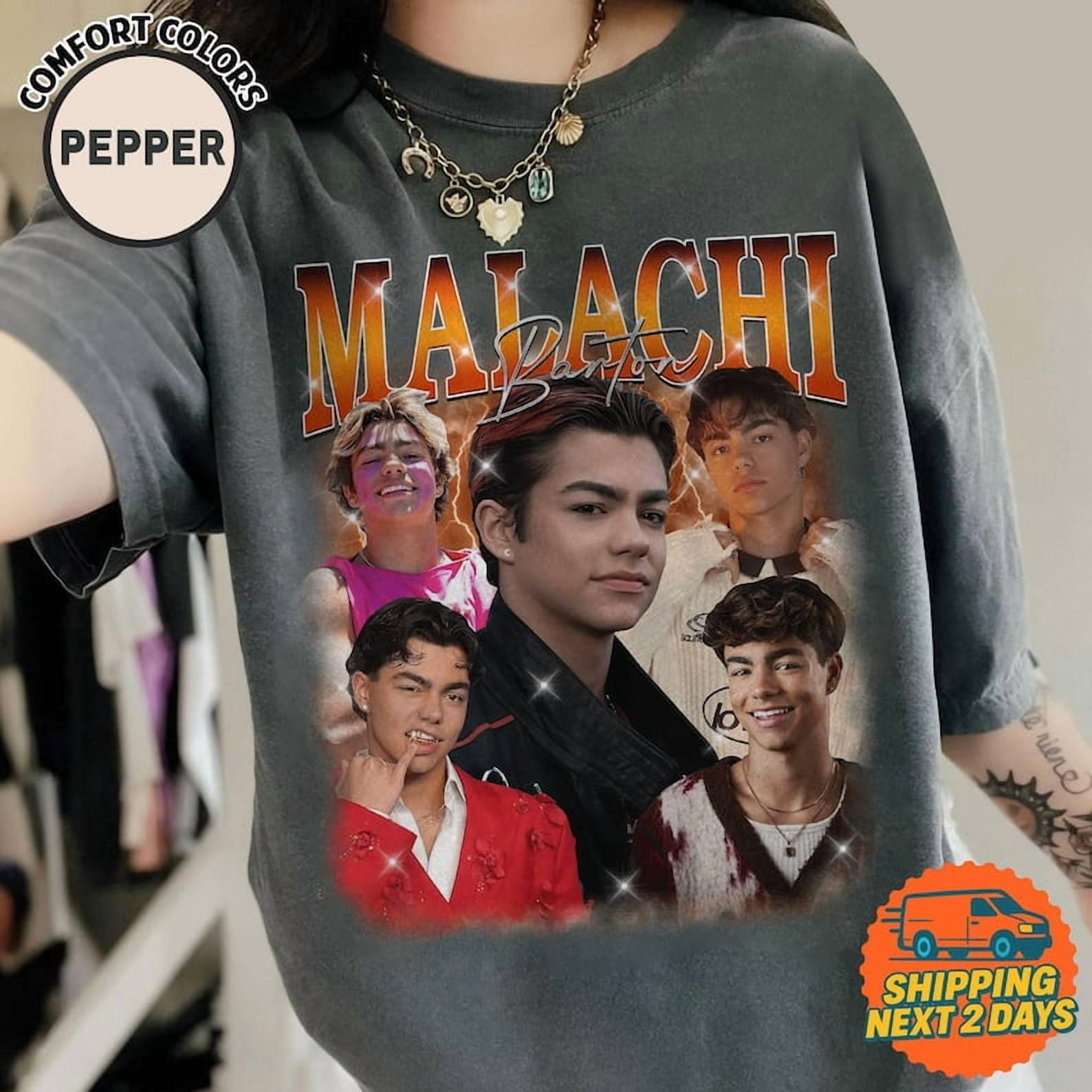 Comfort Colors Malachi Barton Homage Shirt DisneyChannel The Rise Of ...