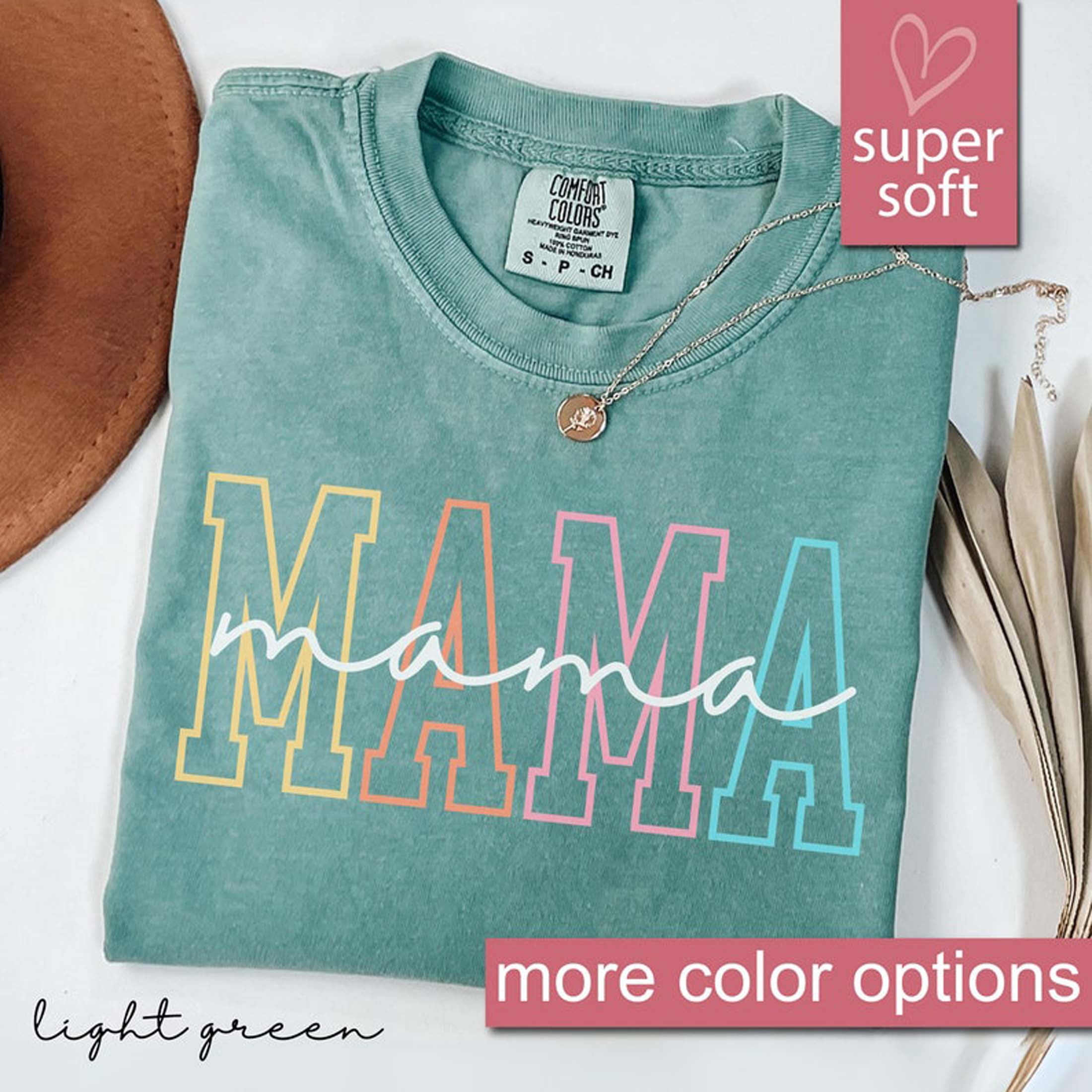 Comfort Colors® Mama Shirt For Mothers Day Gift From Daughter, Mama ...
