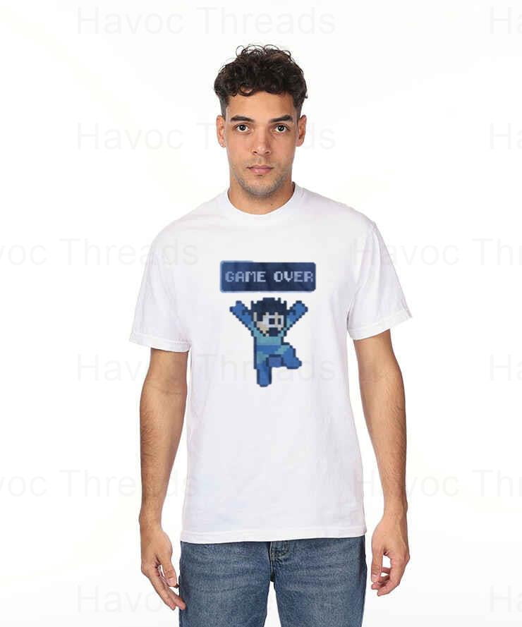 Comfort Colors Mega Man Game Over Screen Retro Gaming Graphic Unisex ...