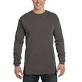Comfort Colors Men's Ringspun Cotton Long Sleeve T-Shirt, Pepper ...