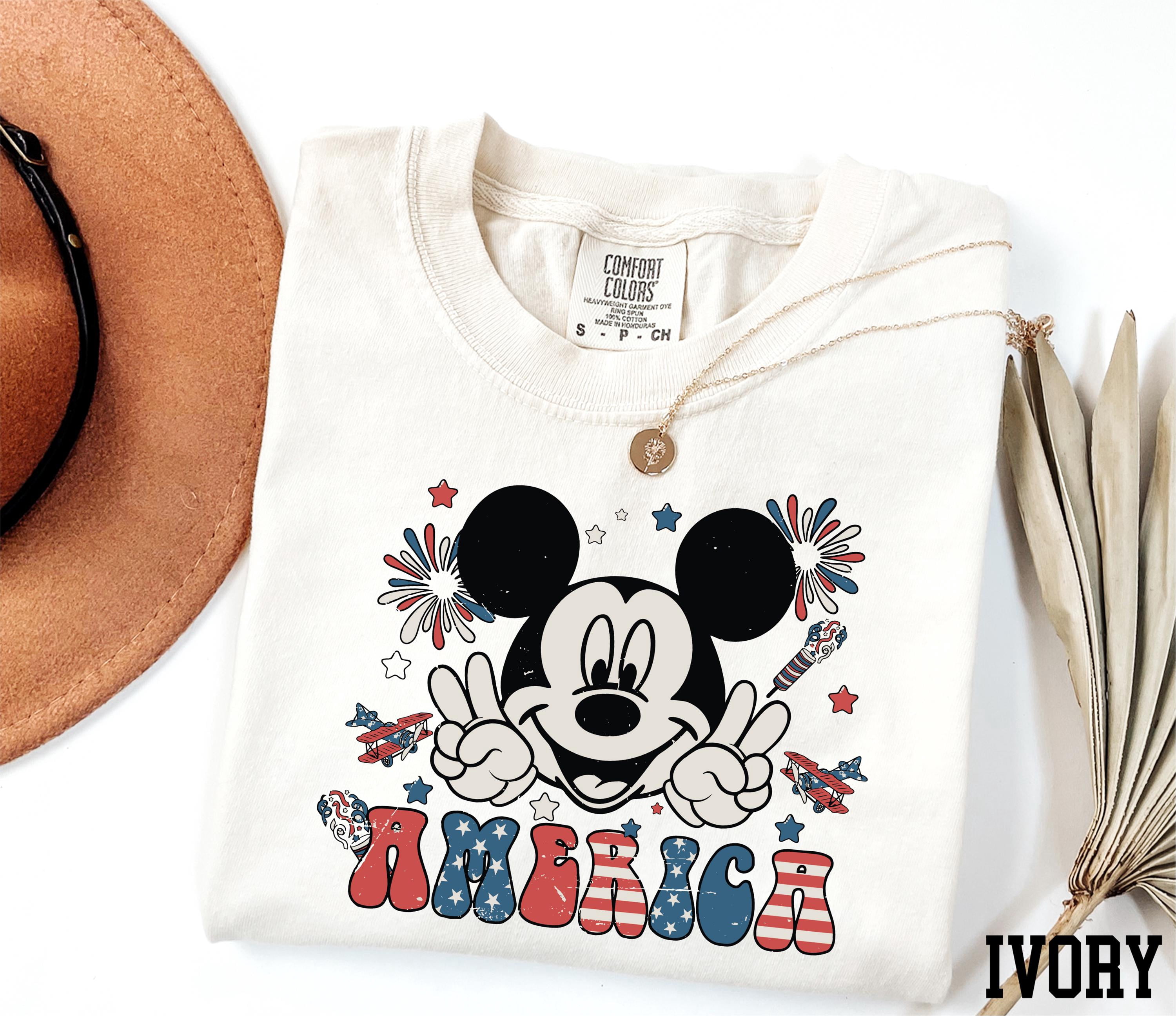 Comfort Colors® Mickey America Shirt, Disney 4th of July Shirt, Mickey ...