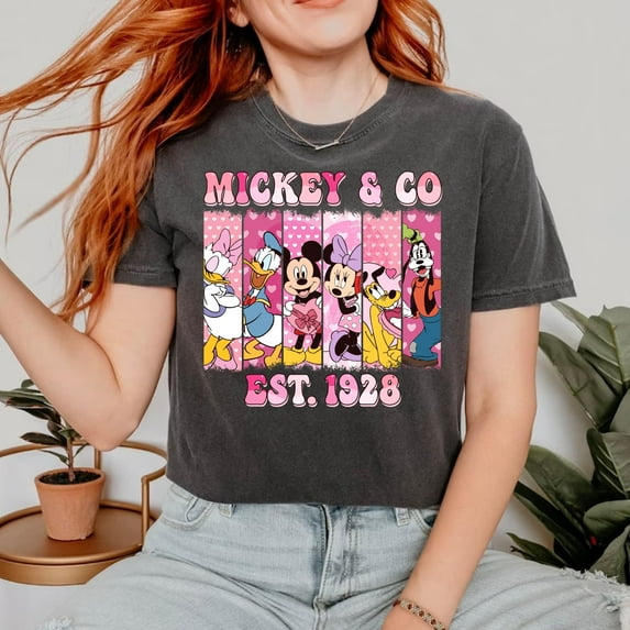 Comfort Colors® Mickey And Co Est. 1928 T-Shirt, Disney Valentines Day ...