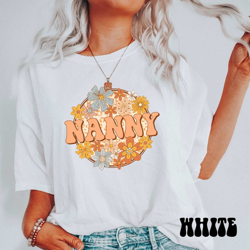 Comfort Colors Nanny Shirt, Nanny Gift, Groovy Nanny Shirt, Nanny is My ...