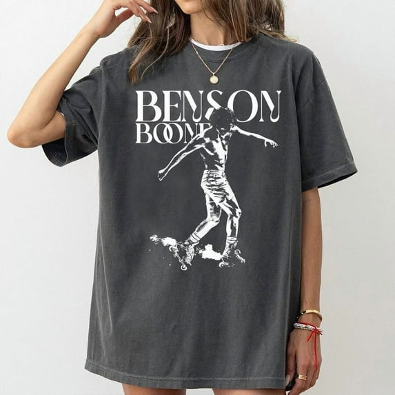 Comfort Colors New Vintage Benson Boone Tour 2025 Shirt Fireworks and Rollerblades, 2025 Concert ...