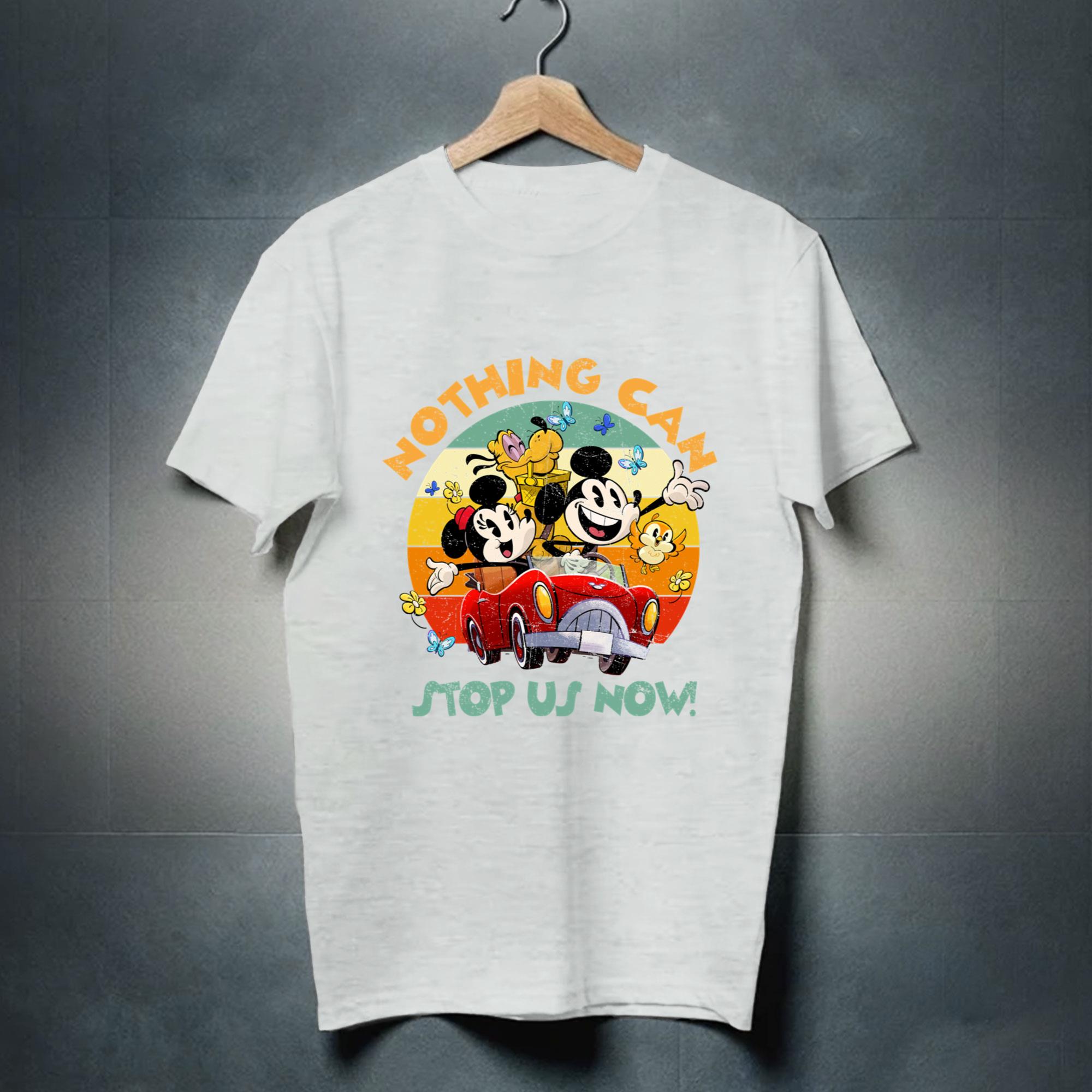 Comfort Colors Nothing Can Stop Us Now Tee, Cartoon Couple Shirt, Theme Park World Shirt, Theme ...