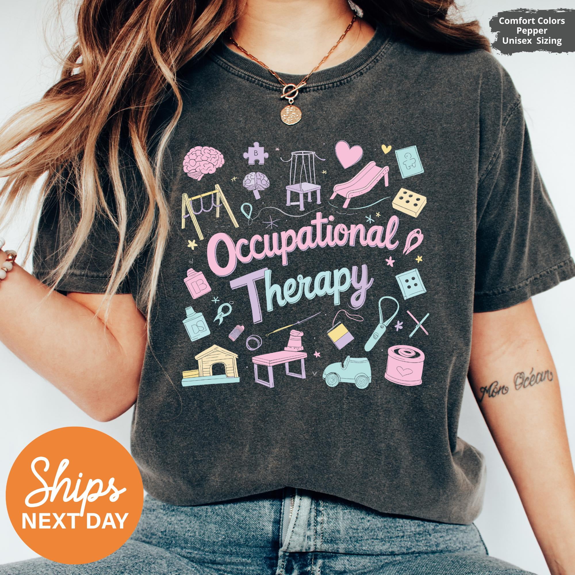 Comfort Colors Occupational Therapy shirt, OT gift, Occupational ...