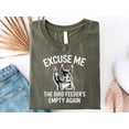 Comfort Colors Olive Green T-Shirt with "EXCUSE ME" Squirrel Graphic ...
