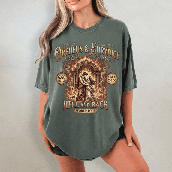 Comfort Colors Orpheus And Eurydice Shirt, Greek Mythology Light ...