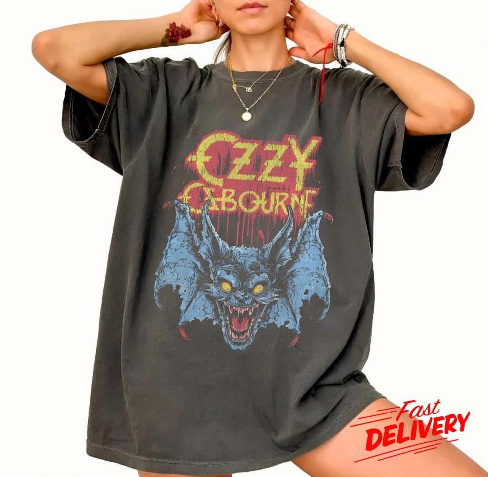Comfort Colors Ozzy Osbourne Graphic tshirt Vintage Rock Tee for Metal Fans Retro Heavy Metal ...