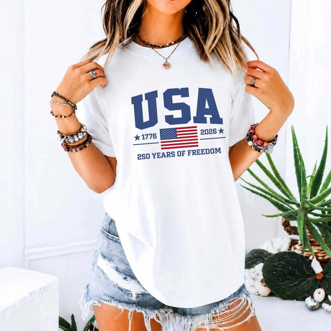 Comfort Colors® Patriotic USA Shirt, 250 Years of Freedom Tee, America ...