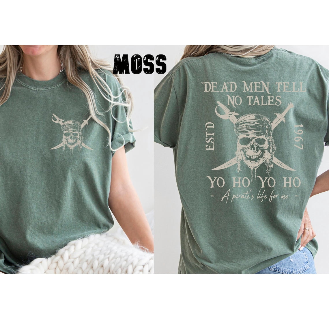 Comfort Colors Pirates Of The Caribbean Dead Men Tell No Tales T-shirt ...