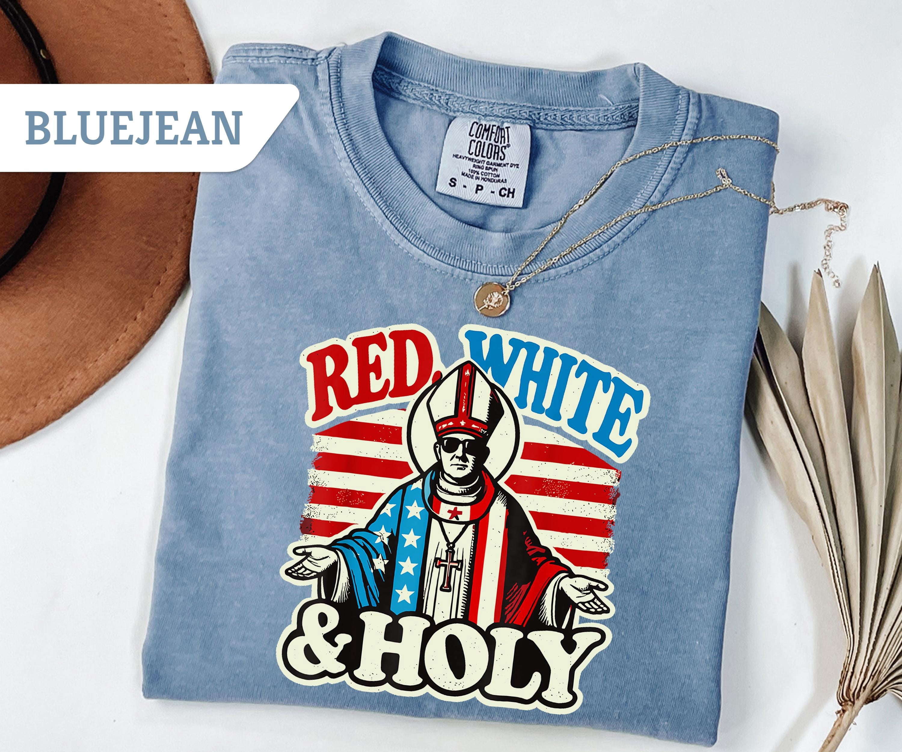 Comfort Colors®Pope Leo XIV T-Shirt, New Pope Shirt, American Pope Tee ...