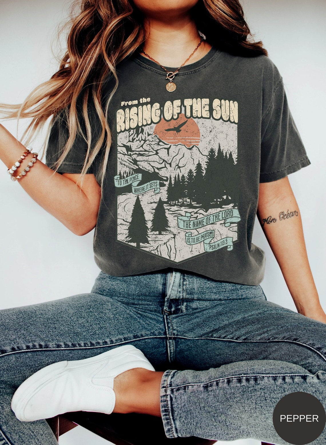 Comfort Colors Retro Christian Shirt Psalm 113 Shirt Bible Verse Tshirt ...