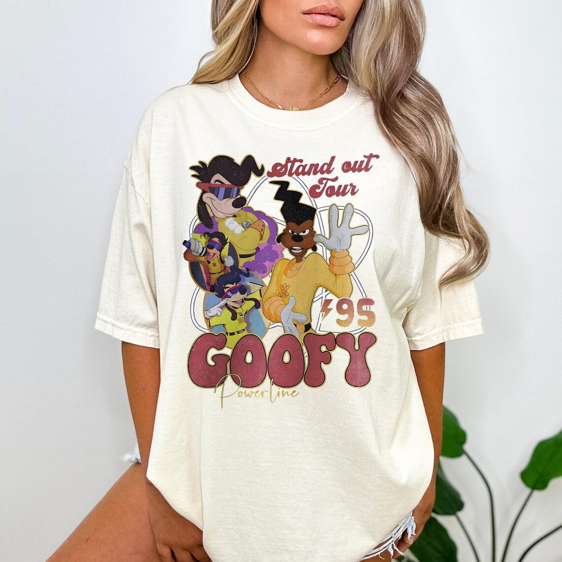 Comfort Colors Retro Disney A Goofy Movie Powerline World Tour 95 ...