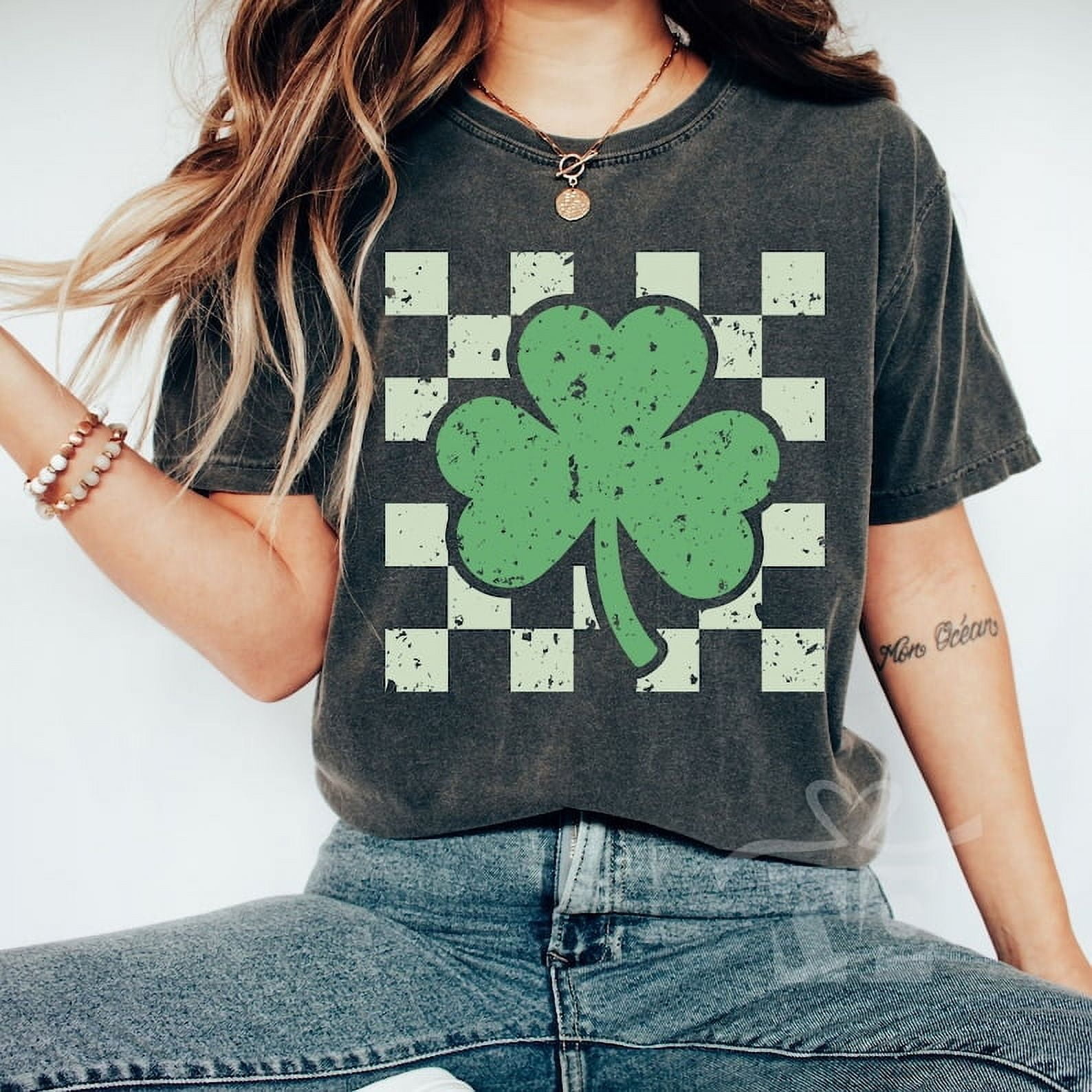 Comfort Colors, Retro St Patrick's Shirt, Shamrock Shirt, Retro Lucky ...